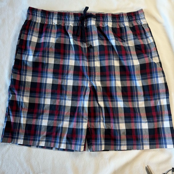 Hanes | Underwear & Socks | Hanes Mens Plaid Boxers Red Blue White ...
